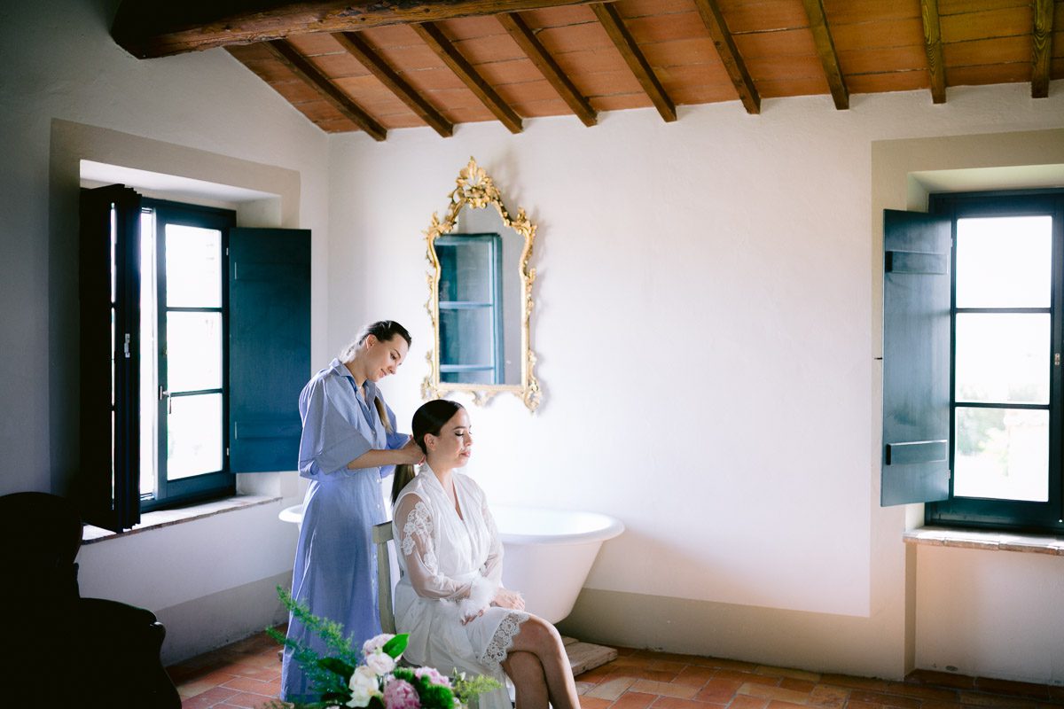 Micro wedding in Tuscany: Isabella & Bruno at Locanda In Tuscany.